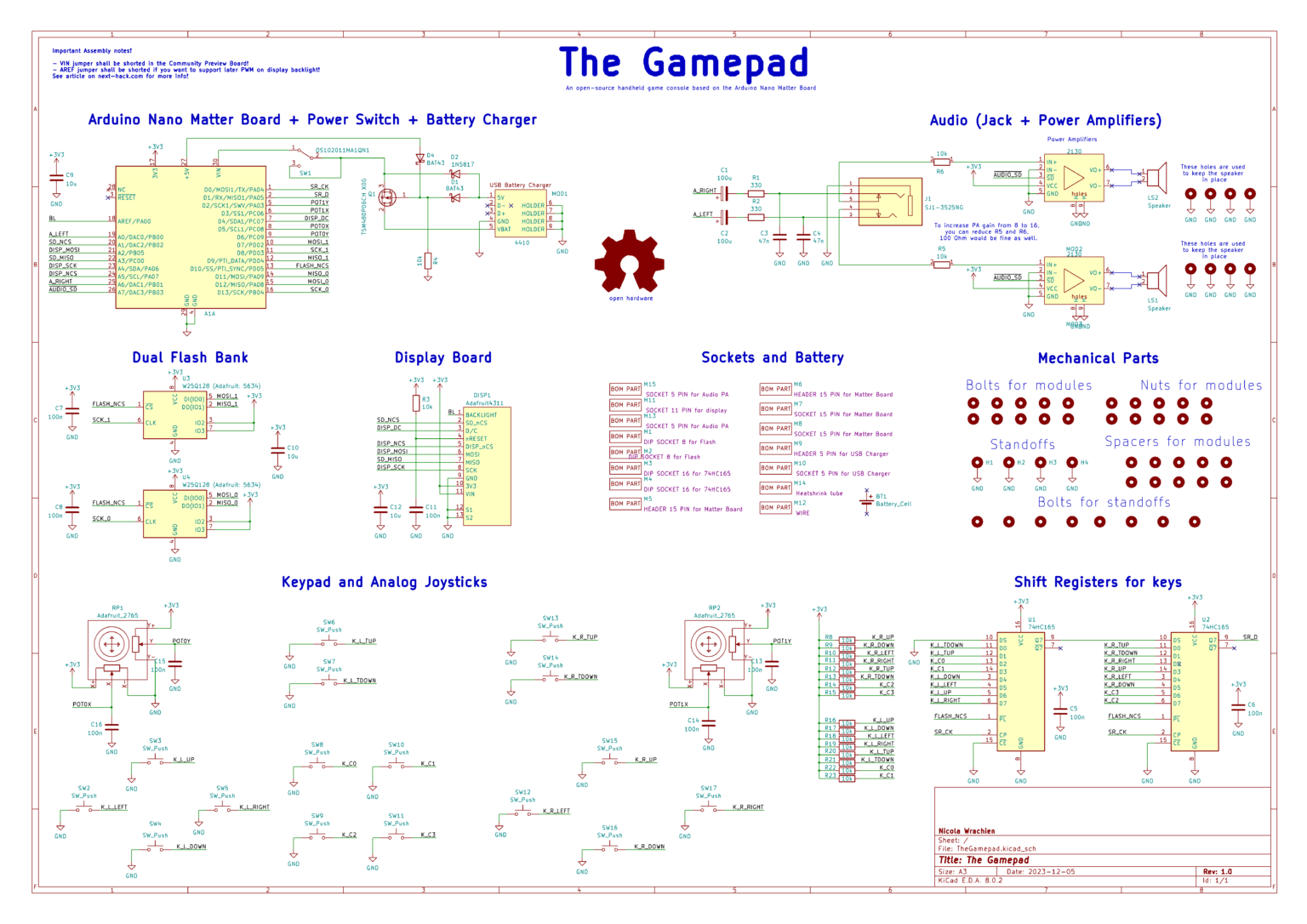 The Gamepad: an Open-Source DIY Handheld Gaming Console based on the ...