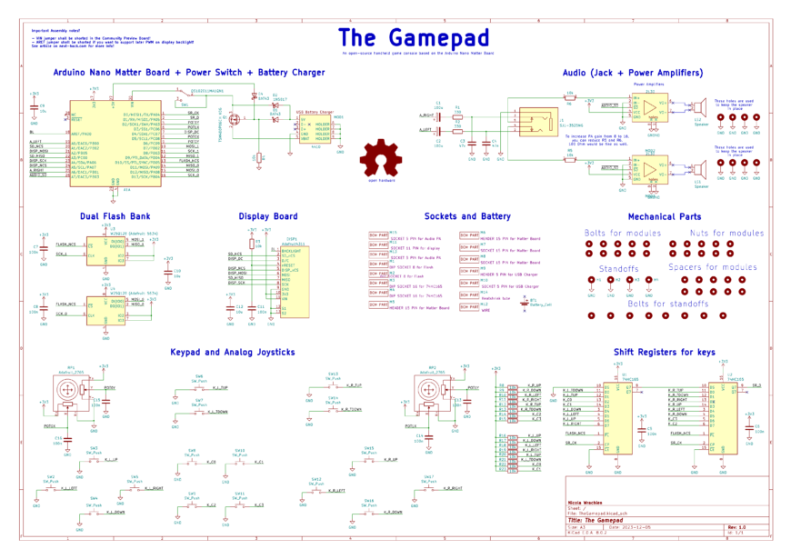The Gamepad: an Open-Source DIY Handheld Gaming Console based on the ...
